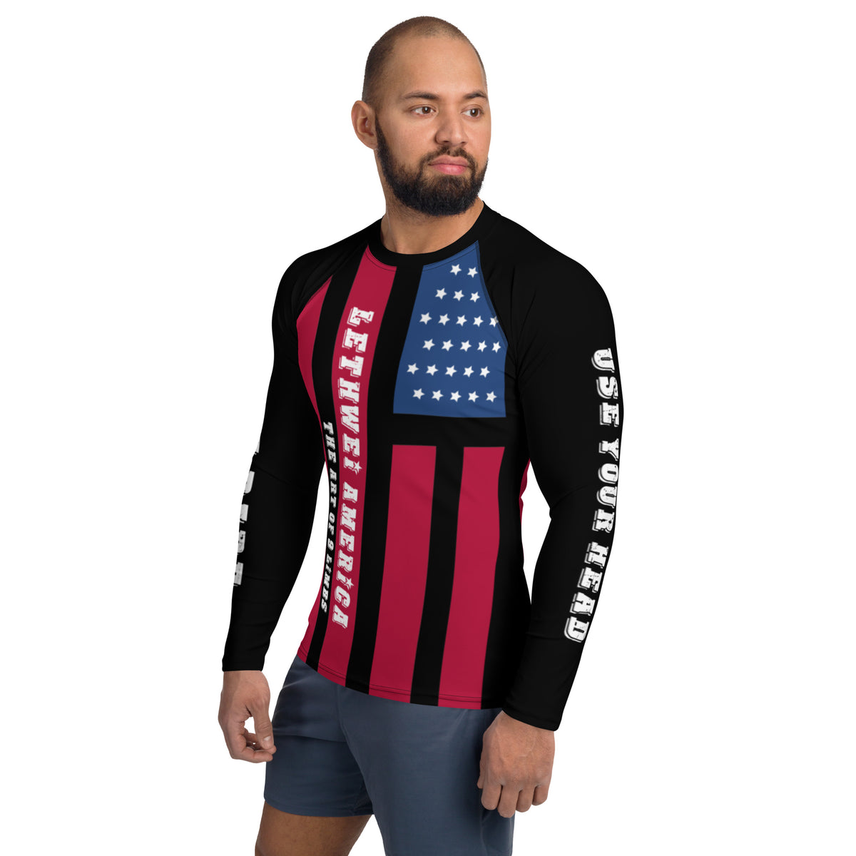 Lethwei America Men's Rash Guard 2 – Lethwei Wear